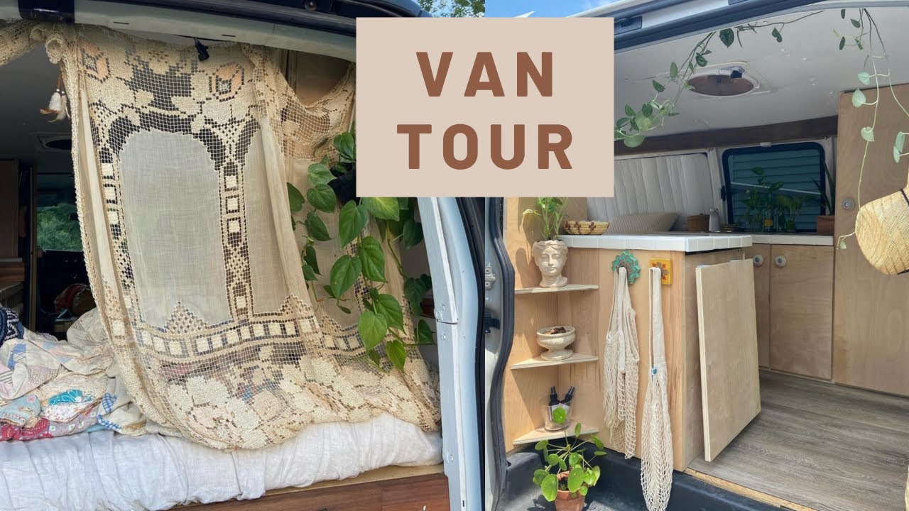 Van Tour | Full Time Van Living - YouTube