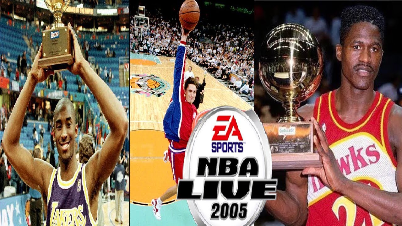 (NO COMMENTARY IM SICK ASF) NBA LIVE 2005 DUNK CONTEST | DUNK CONTEST ...