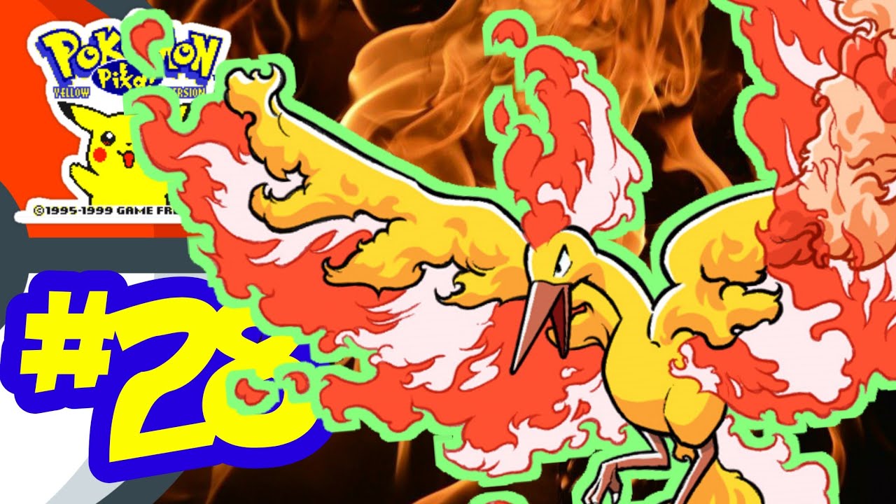 Lets Play Pokemon Yellow Episode 28: Moltres! - YouTube