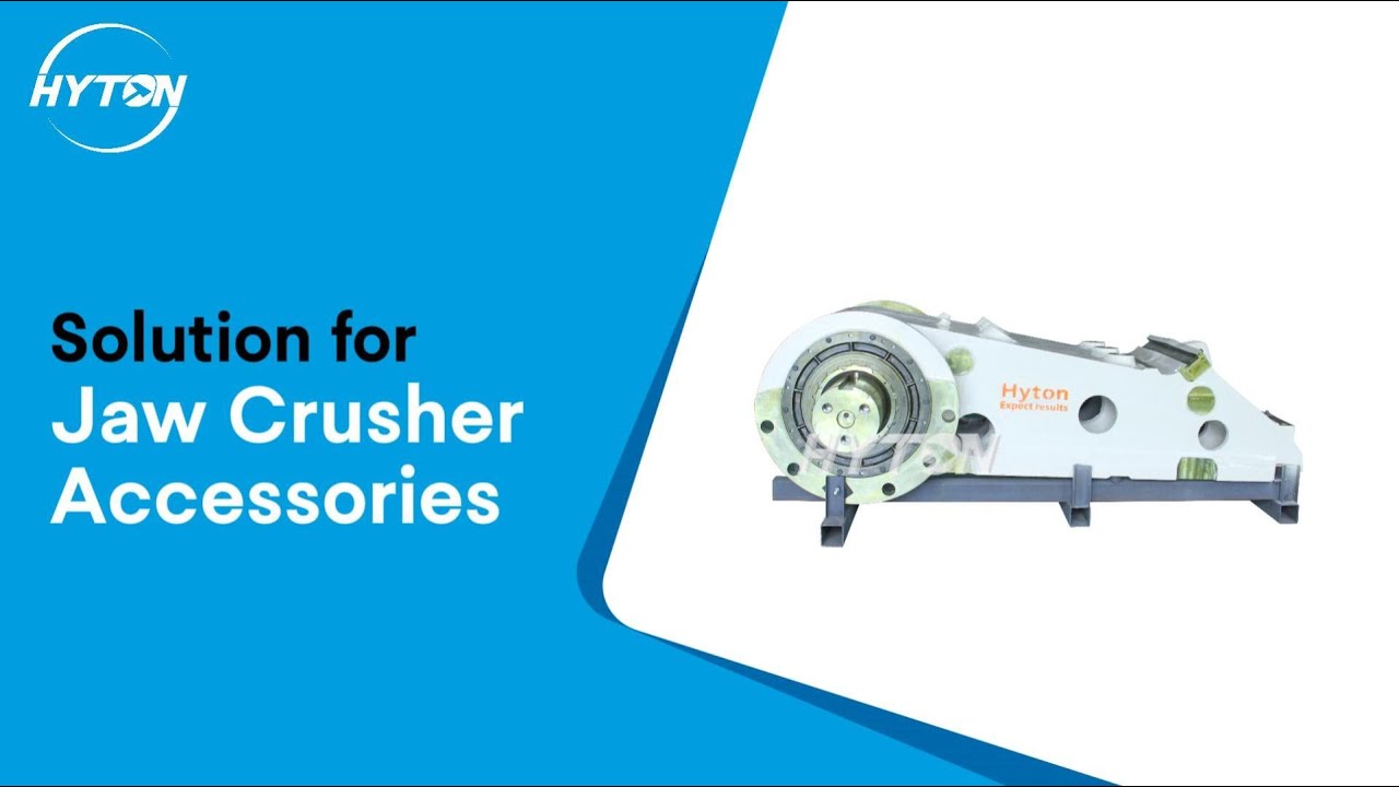 C140 Mobile Jaw Crusher Accessory Pitman Assembly - YouTube