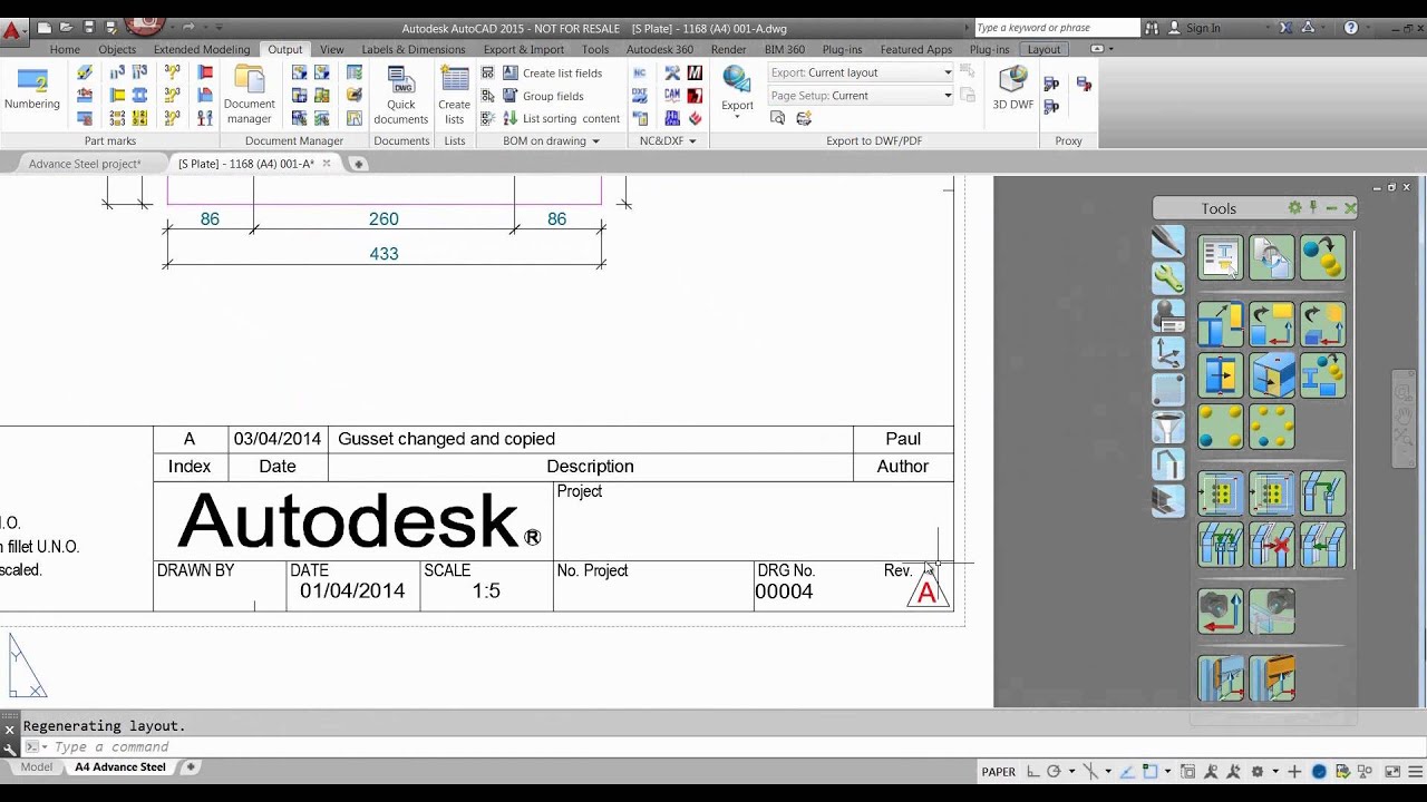 32 - Open updated workshop drawing with Autodesk Advance Steel - YouTube