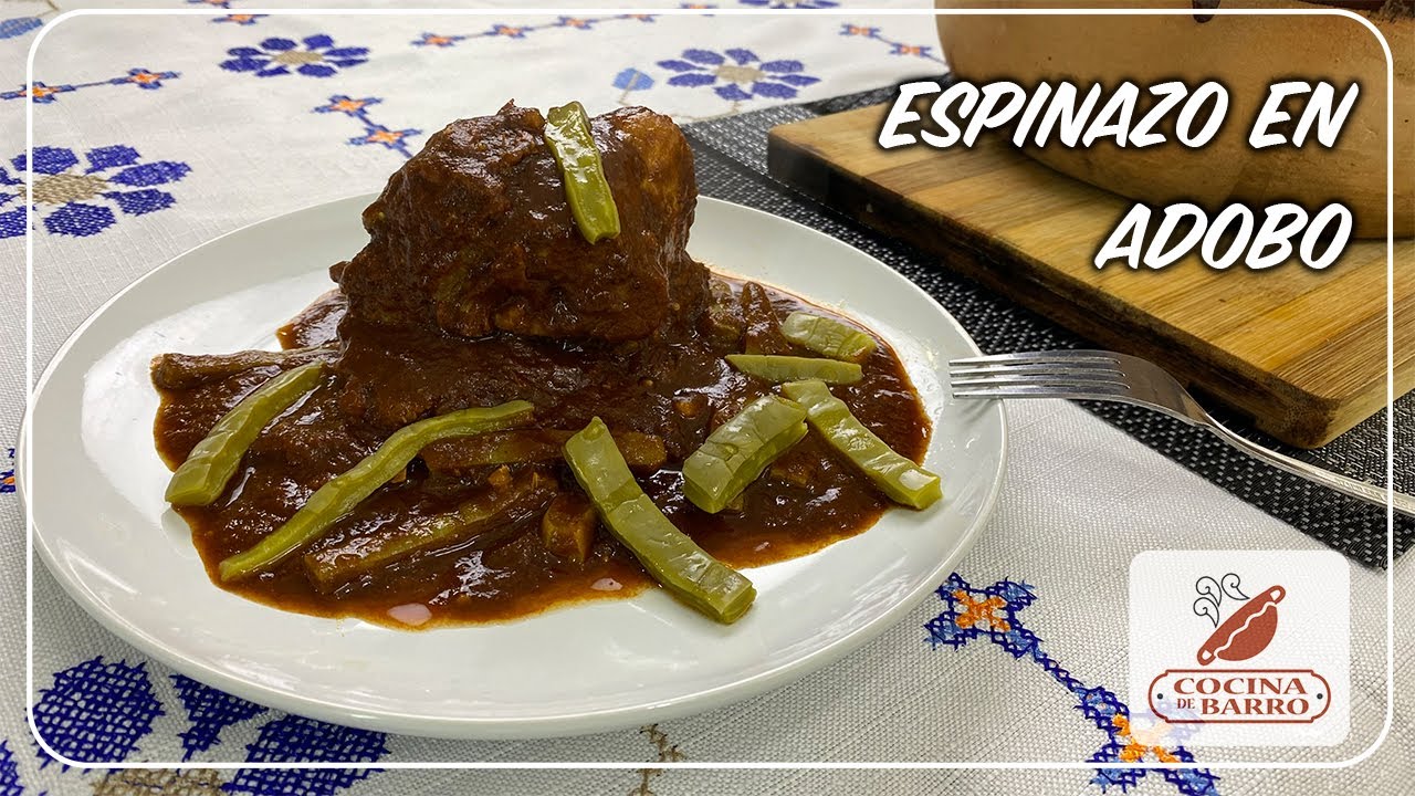 Espinazo de PUERCO en ADOBO Tradicional. Para chuparse los dedos. LA ...