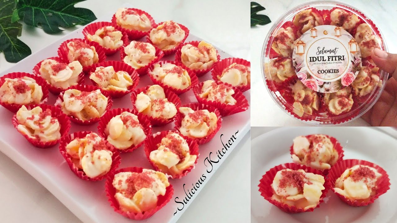 CUMA 2 BAHAN JADI KUE KERING MEWAH | Tanpa Oven | Ide Kue Lebaran - YouTube