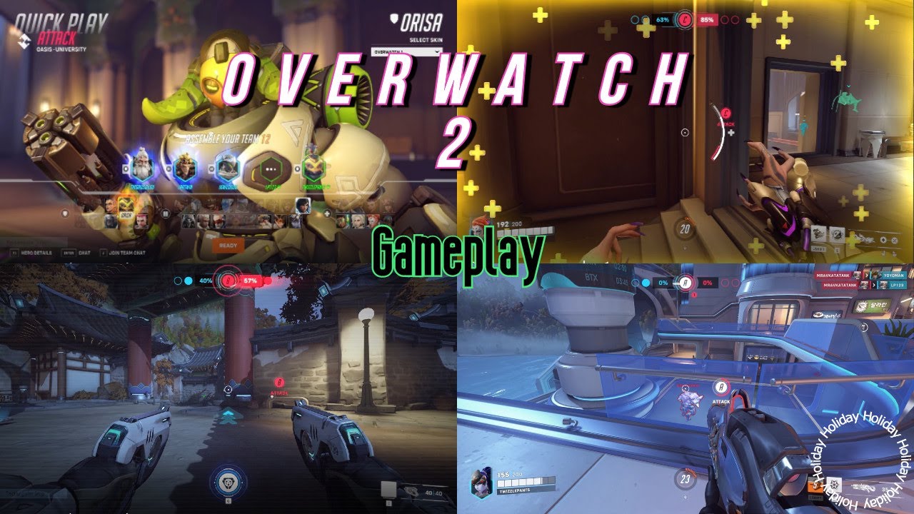 OverWatch 2 - first time playing - Gameplay - YouTube