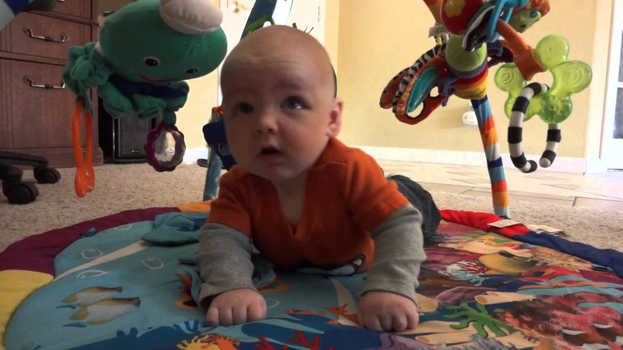 Evan Rolls Over - YouTube