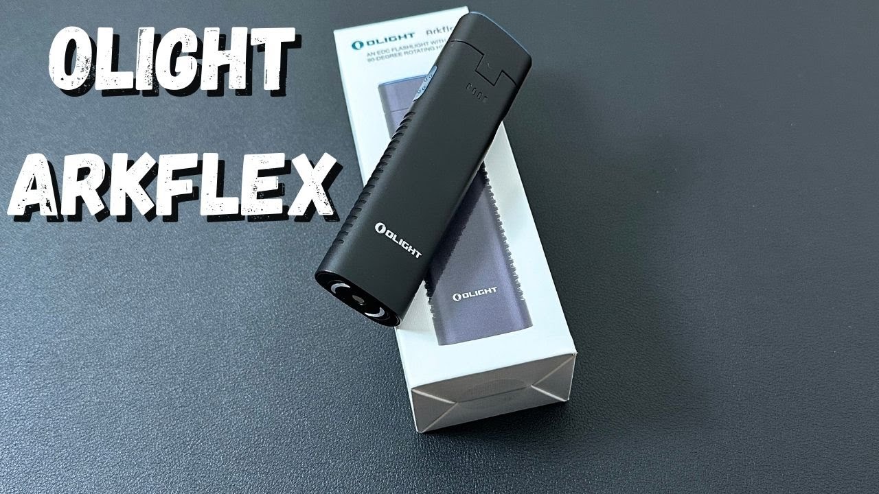 Olight Arkflex Flashlight Initial Impressions! - YouTube