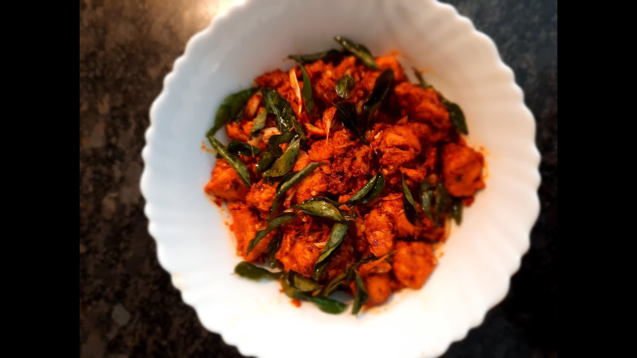 Crushed chilli Garlic Chicken Fry | special chilli garlic Chicken ...
