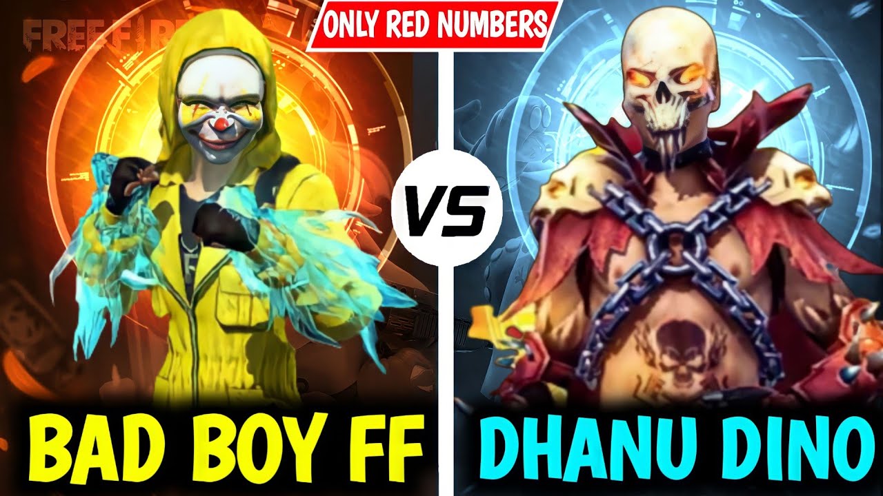 Bad Boy FF Vs Dhanu Dino/1 Vs 1 Op Gameplay In Telugu/Free Fire ...