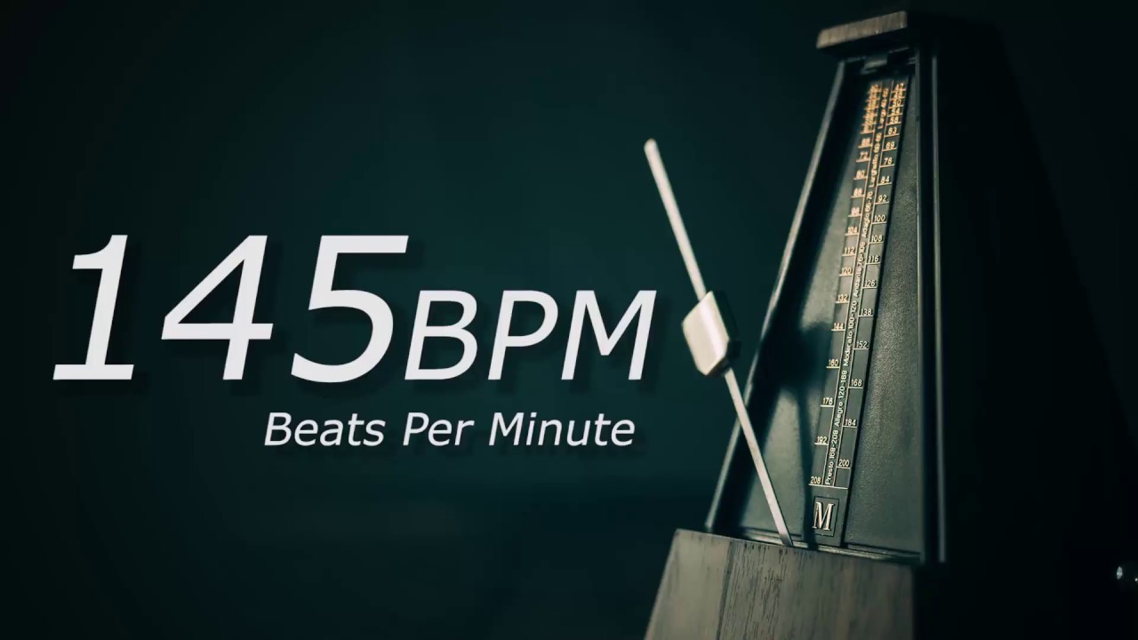 145 BPM (Beats Per Minute) Metronome - YouTube