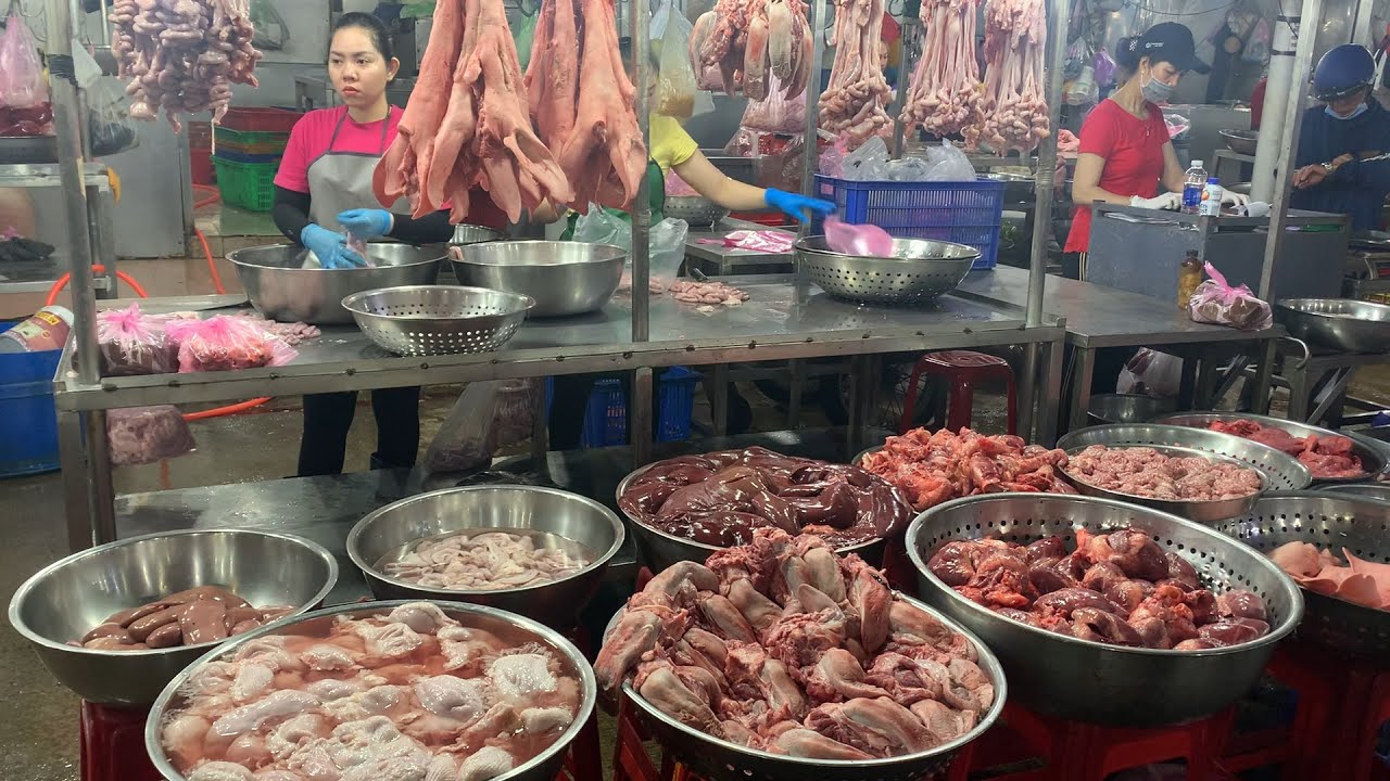 giá bán lẻ,LÒNG HEO,TIM HEO,ĐỦ LOẠI,tại chợ đầu mối hóc môn,20/2/2024 ...