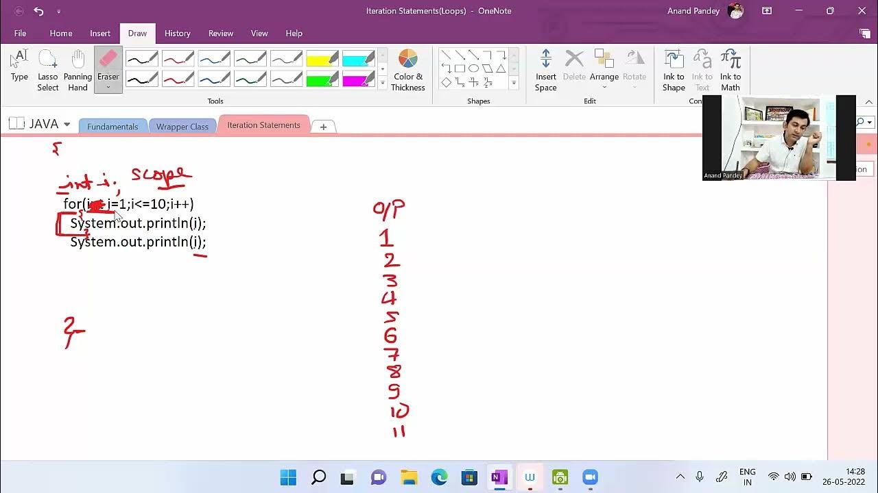 Iteration Statements in Java Part3 - YouTube