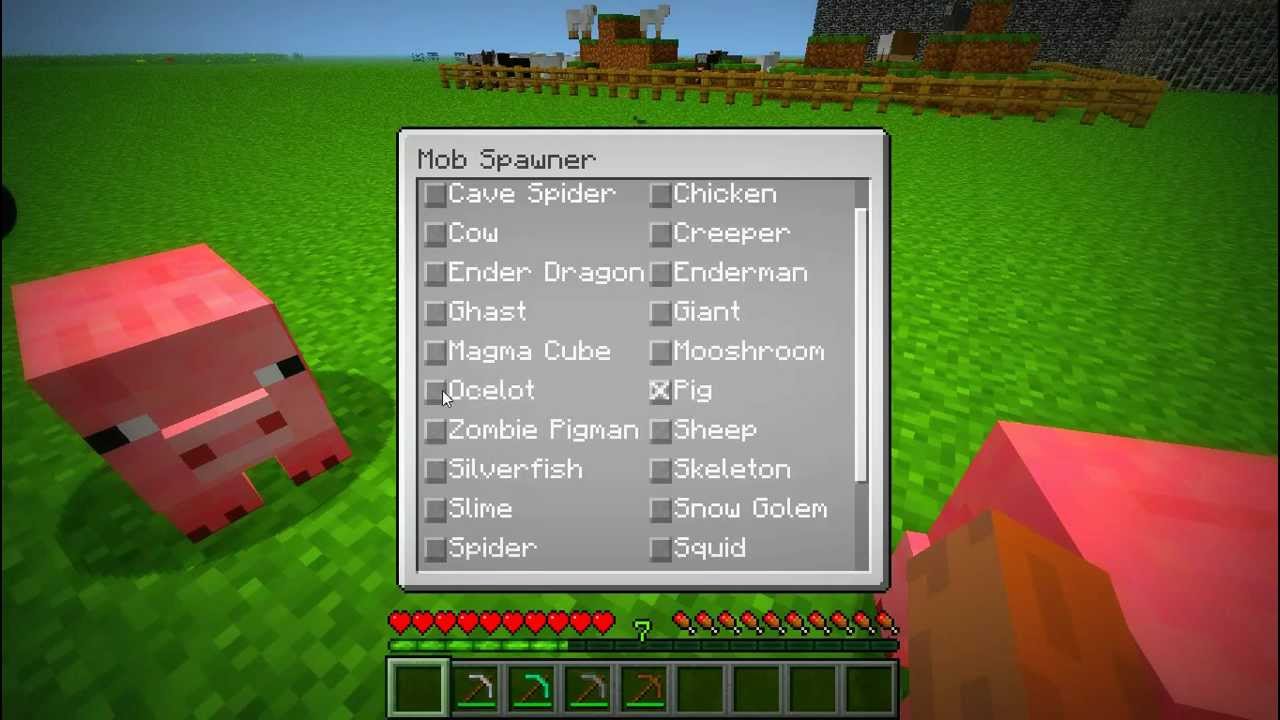 Minecraft Mod Vorstellung Der Spawner Gui Mod 1.4.5 - YouTube