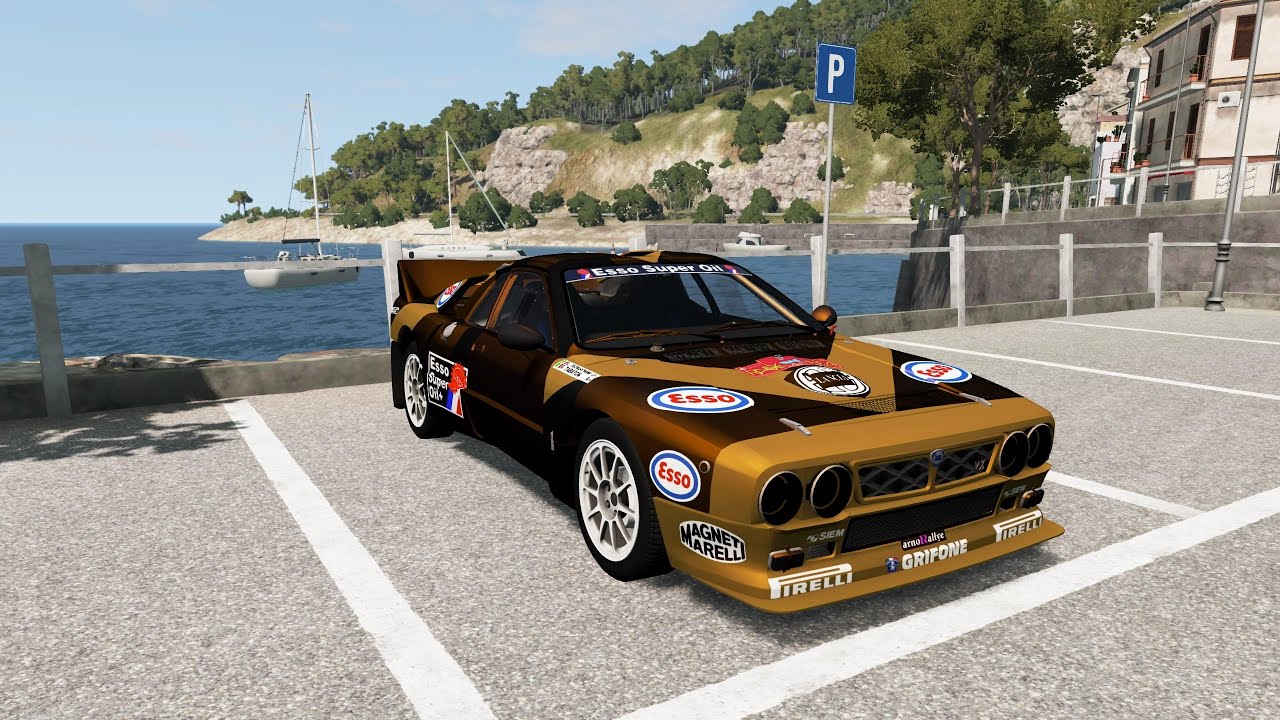 BeamNG.drive - Lancia 037 Rally Group B 1982 - Car Show Test Drive ...