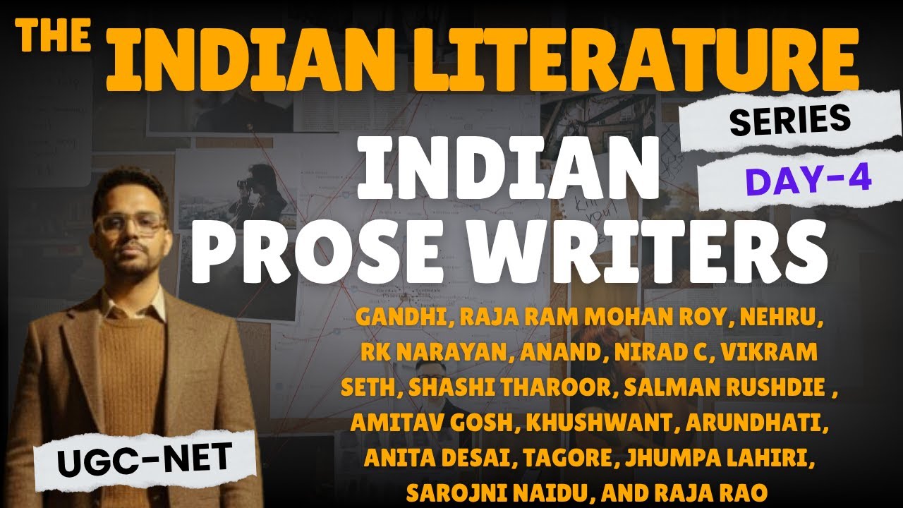 Indian English Prose Writers | Indian English Literature Series | Day-4 ...