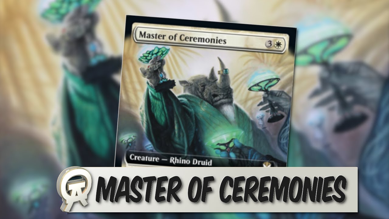 MTG Card Discussion: Master of Ceremonies - YouTube