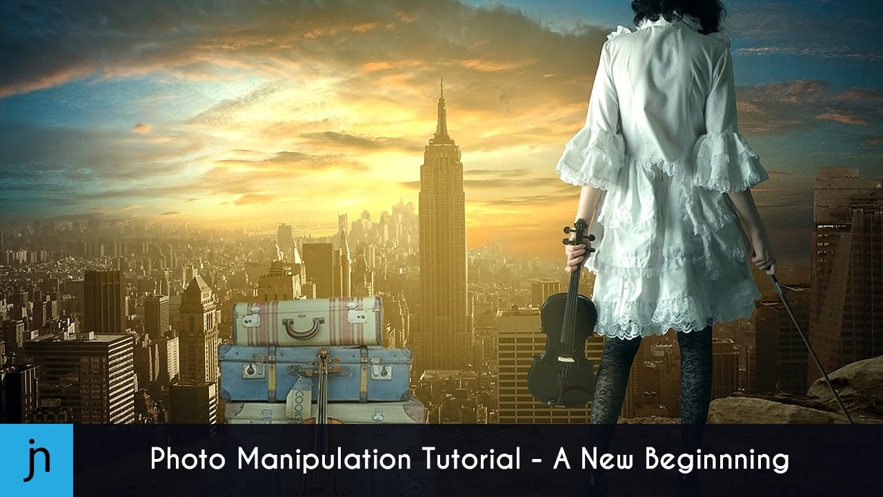 Photo Manipulation Tutorial - A New Beginning (Photoshop) - YouTube