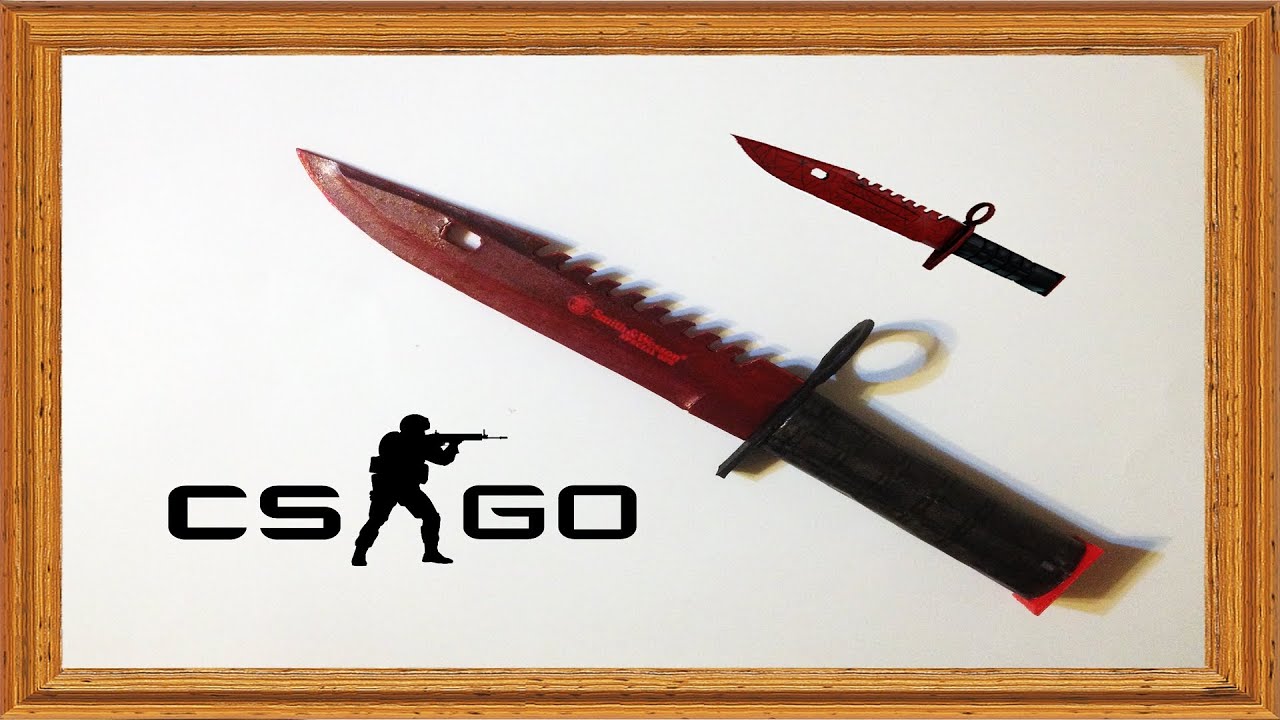 Jak zrobić papierowy Bayonet m9 / How to make a paper Bayonet m9 #6 ...