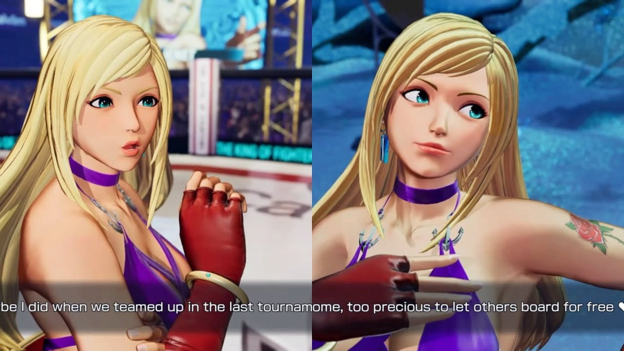 The King Of Fighters XV - Bonne Jenet Special Interactions HD - YouTube