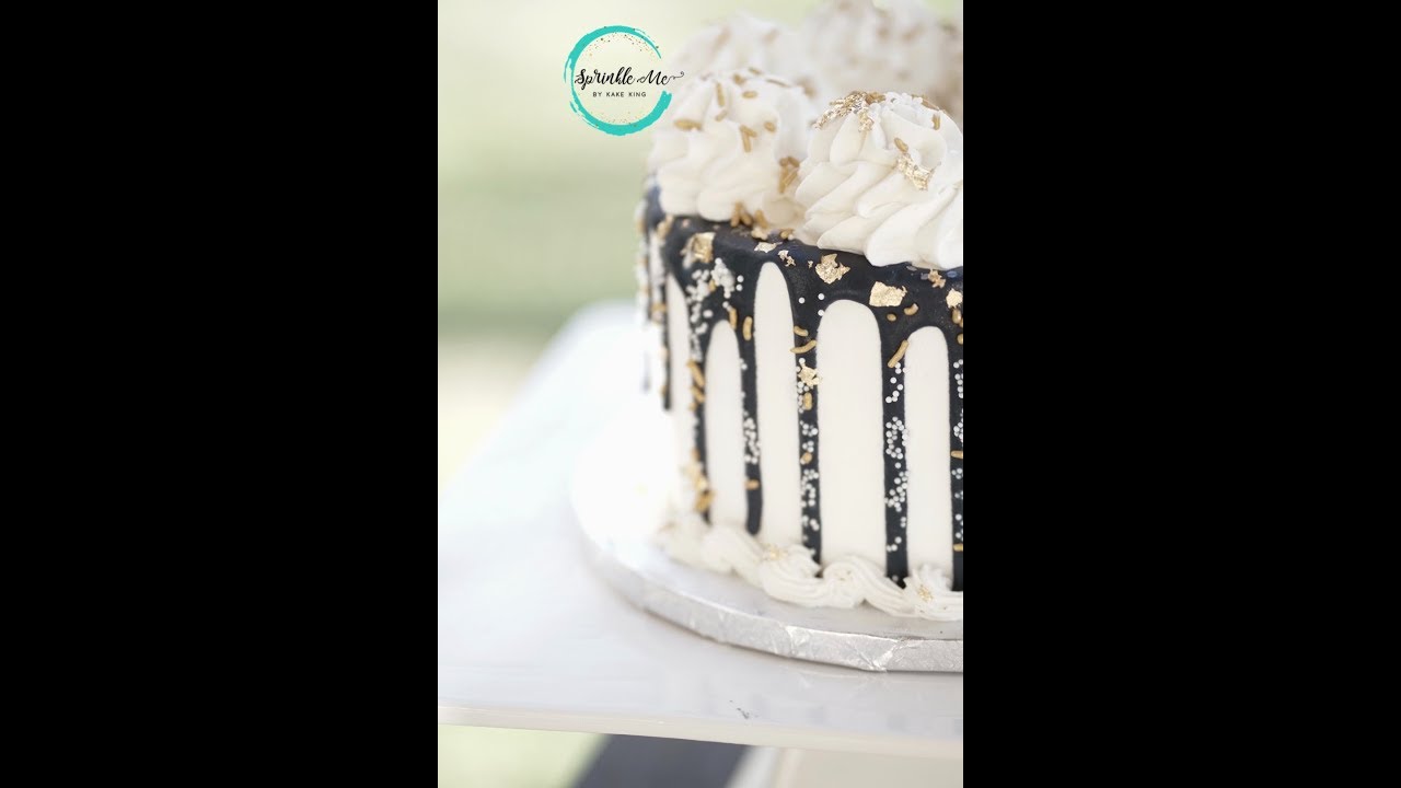 Sprinkle Drip Cake Tutorial - YouTube