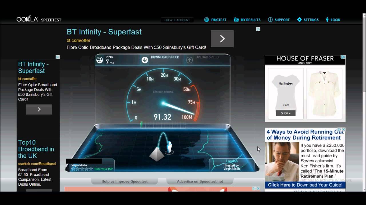 Check Virgin Media Speed Test - Dibujos Cute Para Imprimir