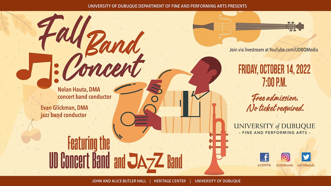 Fall Band Concert | University of Dubuque - YouTube