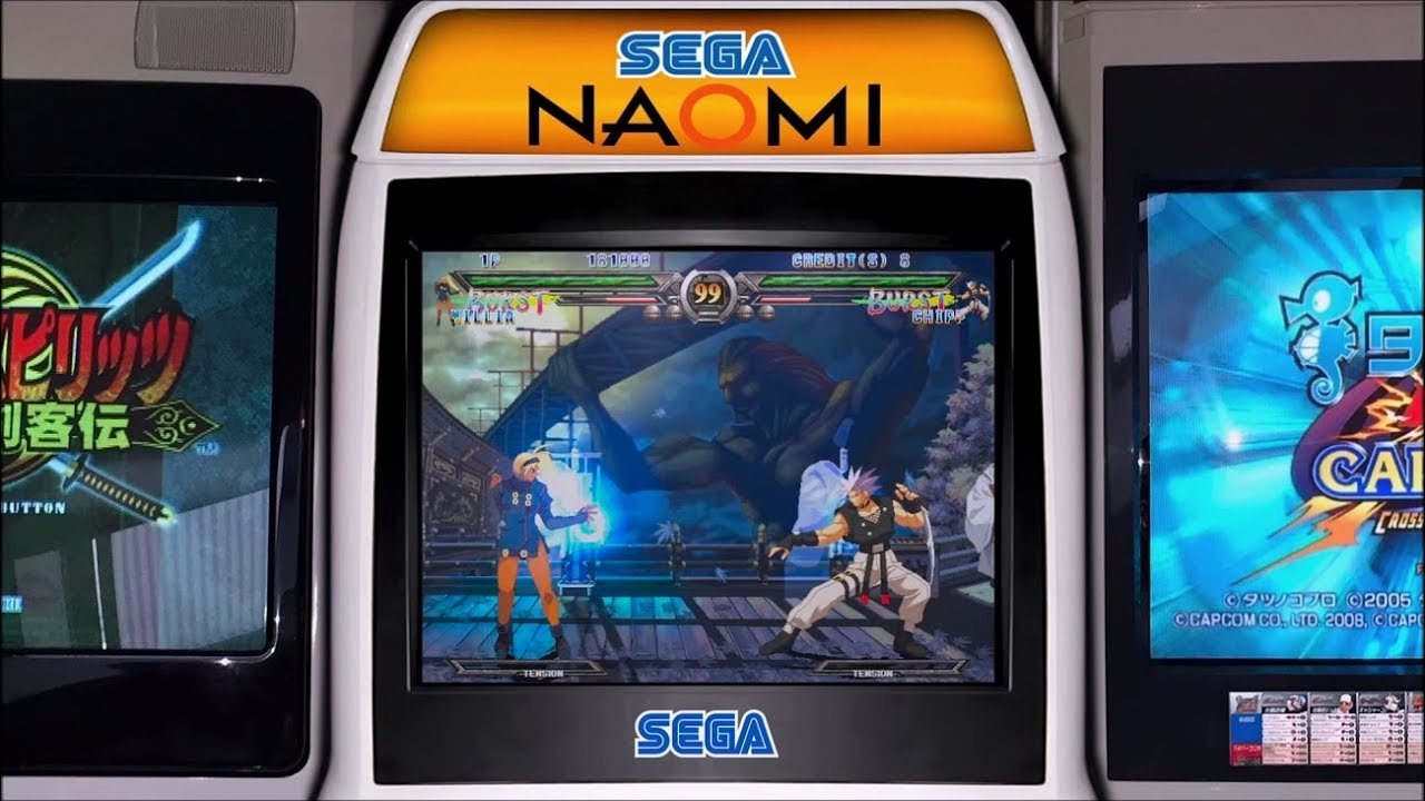 Sega Naomi Candy Cab Bezel with Dark mode for Retroarch - YouTube
