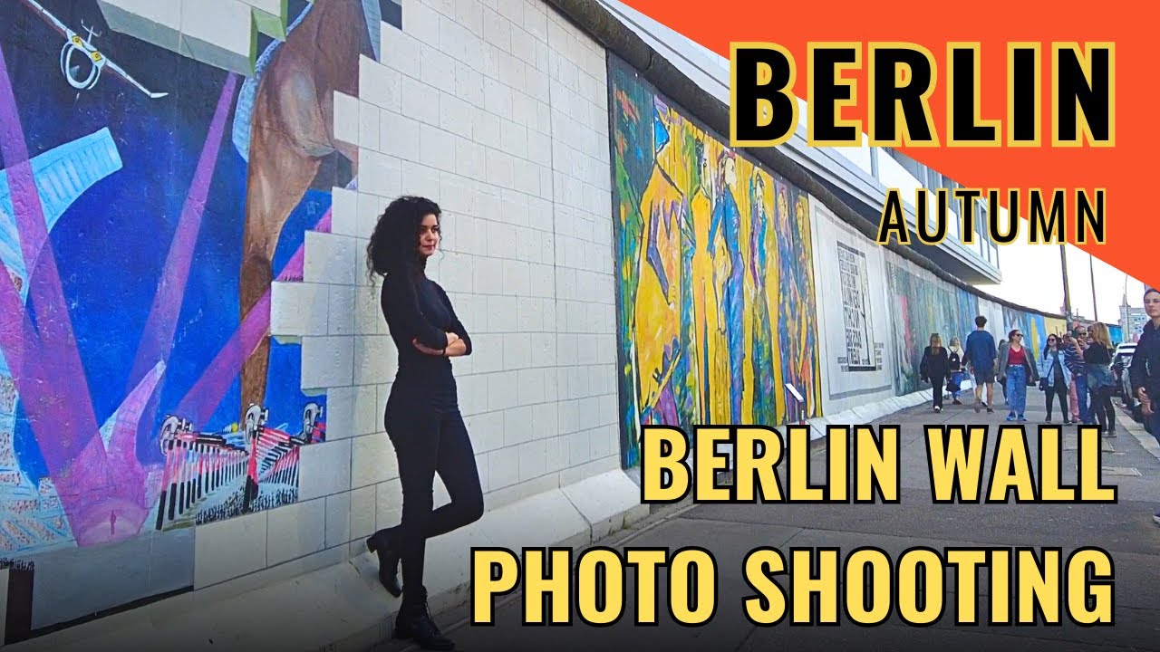 WALKING TOUR 🇩🇪 Berlin Wall spectacular shooting on a Sunday morning.🍁 ...