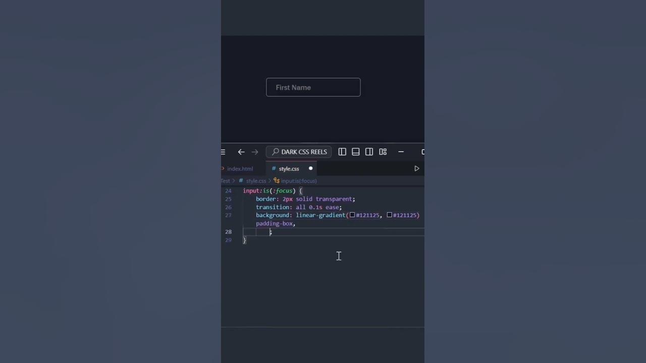 A Simple way to create Gradient Border in CSS🔥 #css #css3 #cssanimation #css3course # ...
