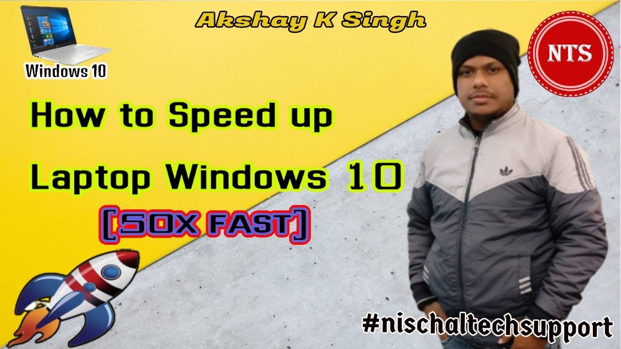 How to speed up laptop or PC windows 10 - YouTube