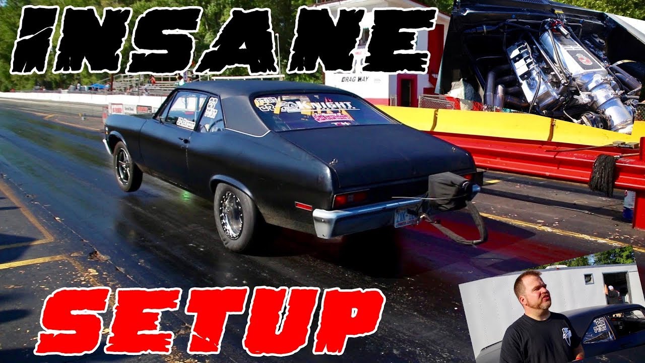 THE TURBO SETUP IN THIS OLD SKOOL SMALL BLOCK NOVA IS STRAIGHT INSANE ...