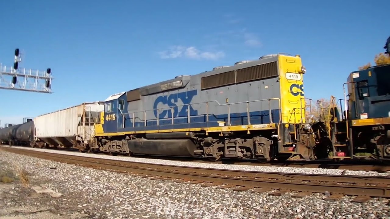 12 Trains In 5 Hours! Non-Stop Rail Action in Lima, Ohio! CSX CFE IORY ...