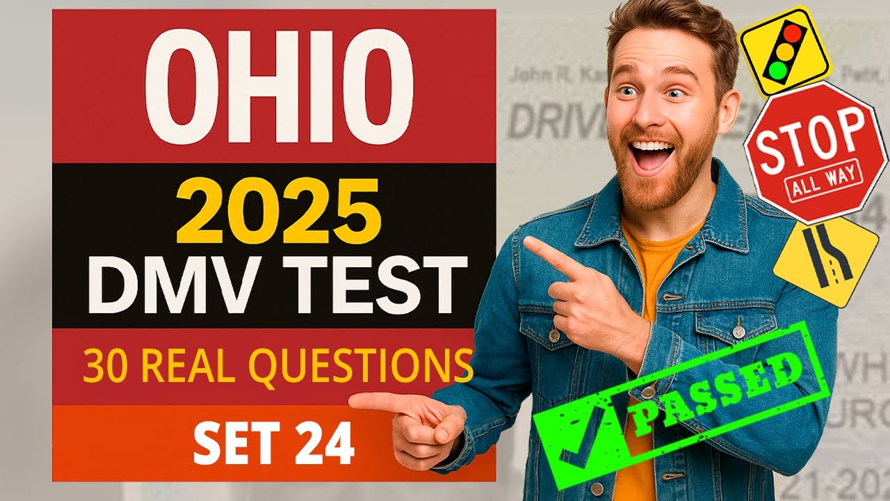 2025 Ohio DMV Test – SET 24 | 30 Practice Questions for Written Exam ...