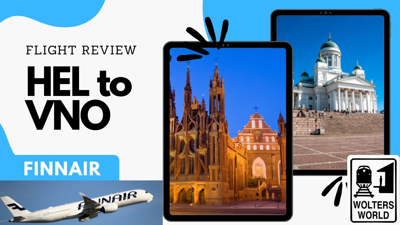 The Flight from HEL: Helsinki to Vilnius Flight Review - YouTube