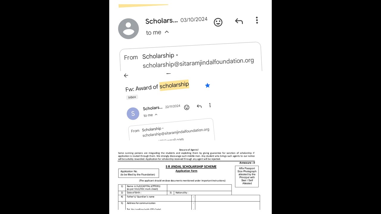 Sitaram Jindal Scholarship 2025 Application Form Kaise Bhare? Step-by ...