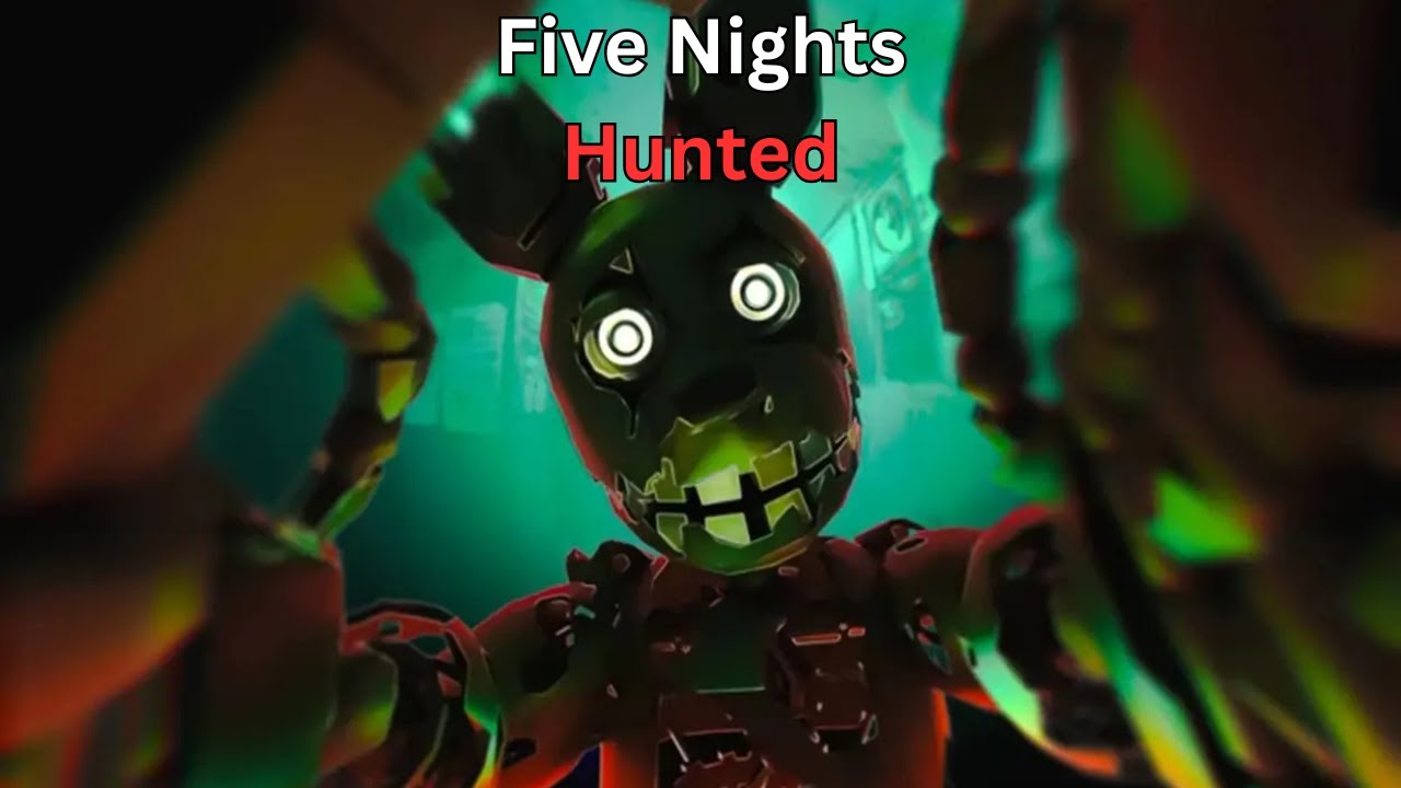Getting hunted by the fnaf animatronics: five nights hunted - YouTube