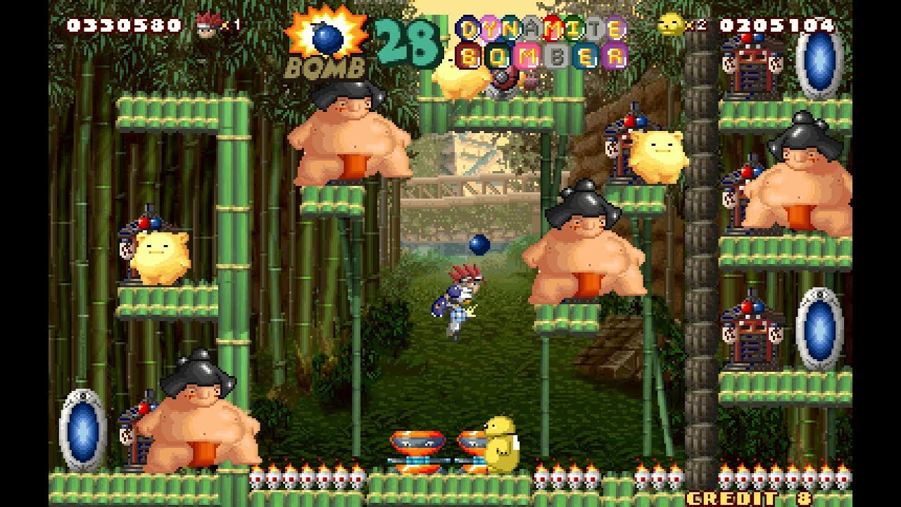 Dynamite Bomber arcade 2 player 60fps - YouTube