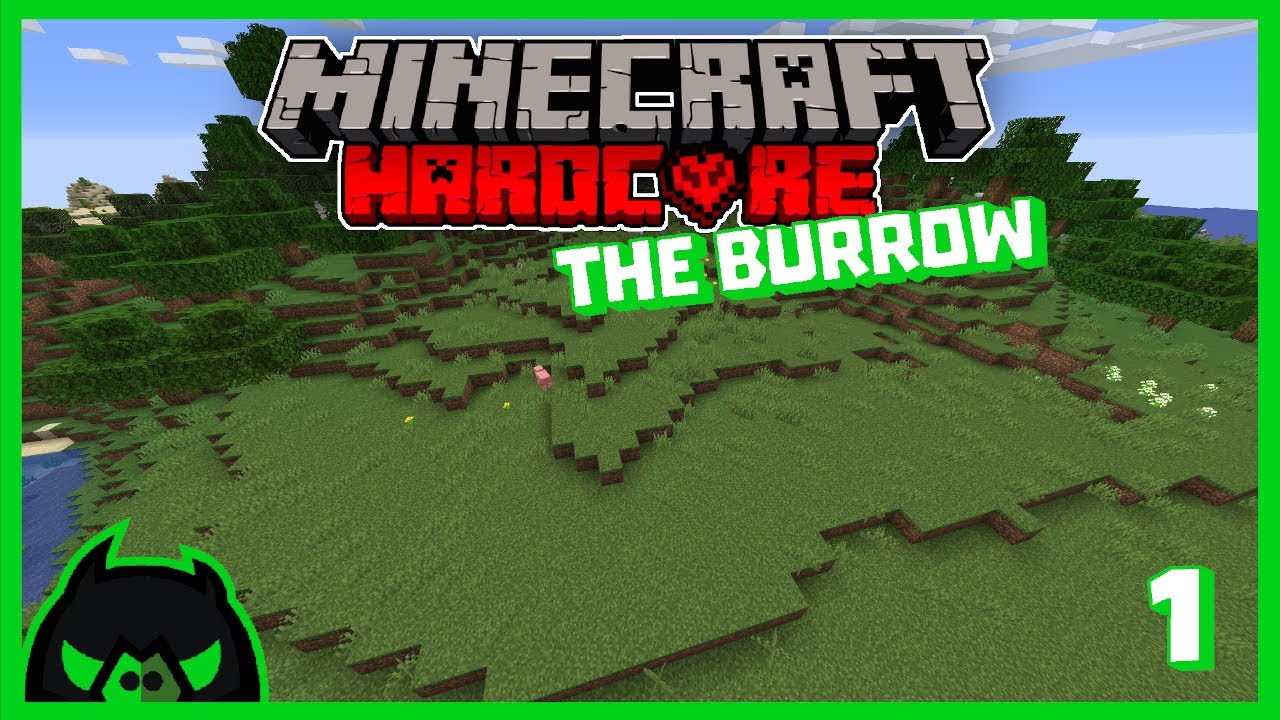 The Burrow | Hardcore Minecraft Survival Ep: 1 - YouTube