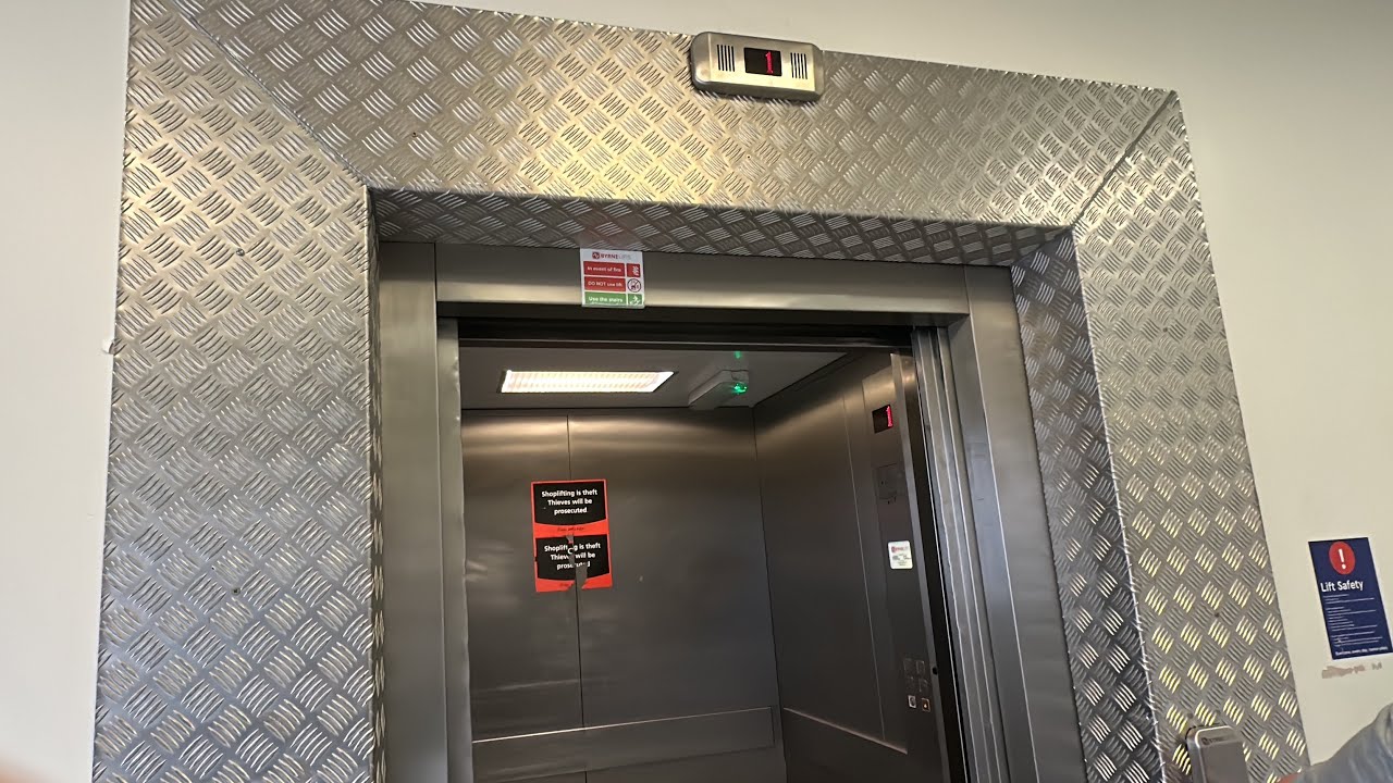 Possible Modded Schindler Lift at Tesco in Sligo - YouTube