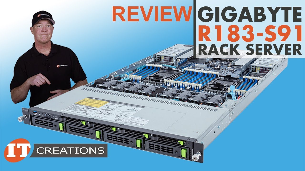 5th gen Intel SP Gigabyte R183-S91 Server REVIEW | IT Creations - YouTube