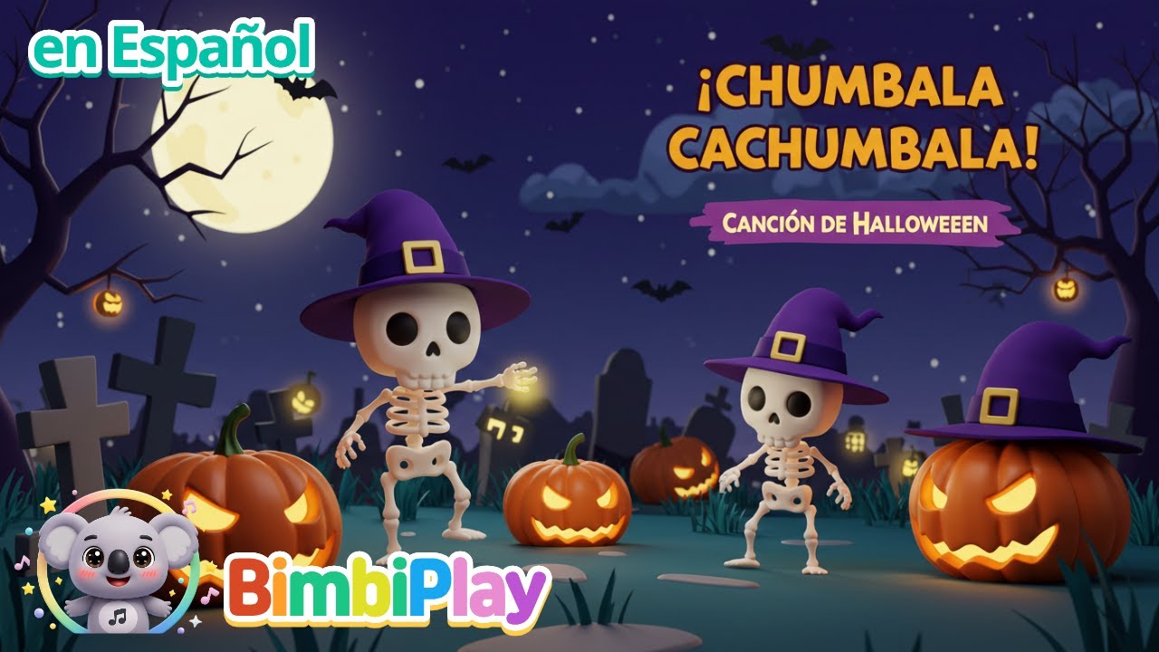 🎃 ¡Chumbala Cachumbala! Canción Infantil de Halloween | Las Calaveritas ...