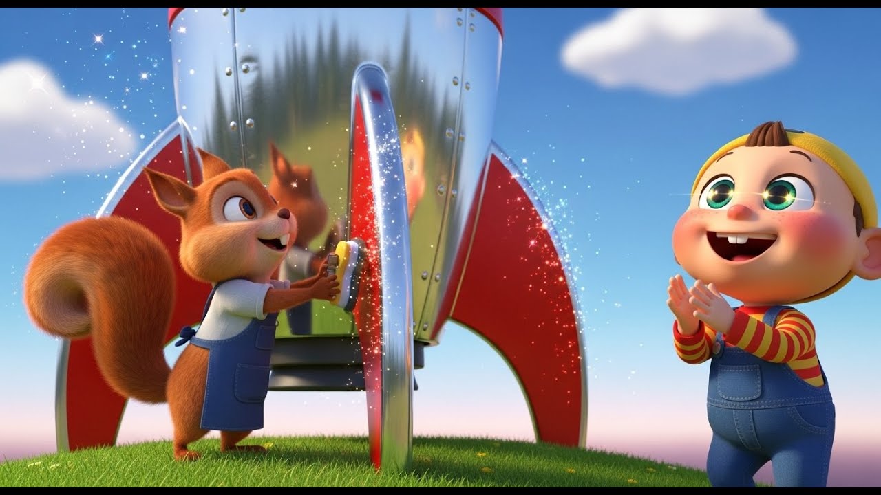 The Squirrel Who Built a Rocket | Best Nursery Rhymes and Kids Songs ...