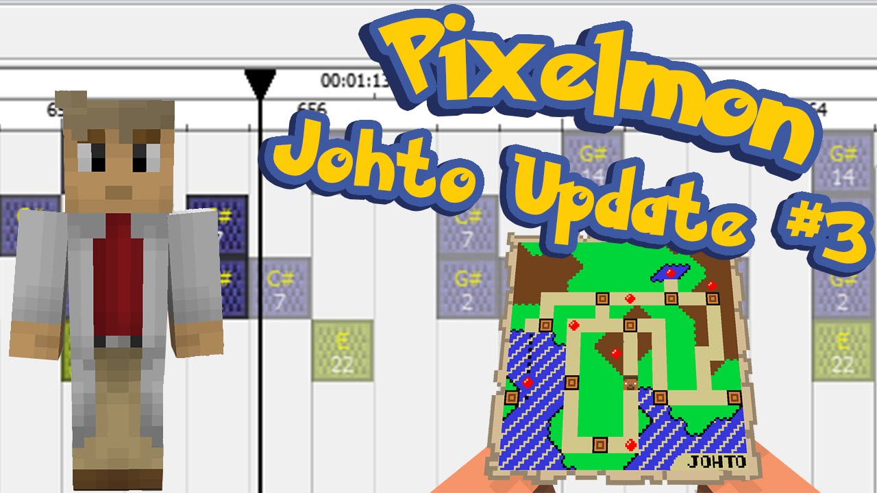 Music, Maps, and NPCs! - Pixelmon Johto Update #3 Preview - YouTube