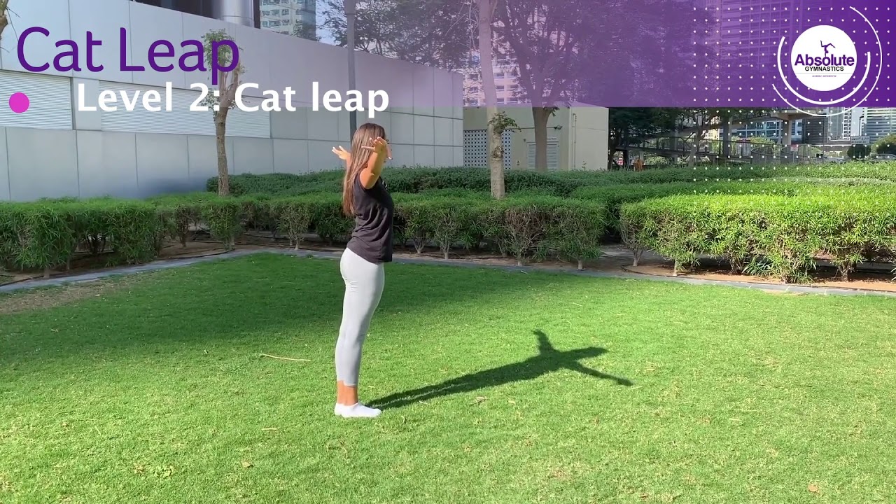 Cat Leap - Gymnastics at Home with Absolute Gymnastics - YouTube