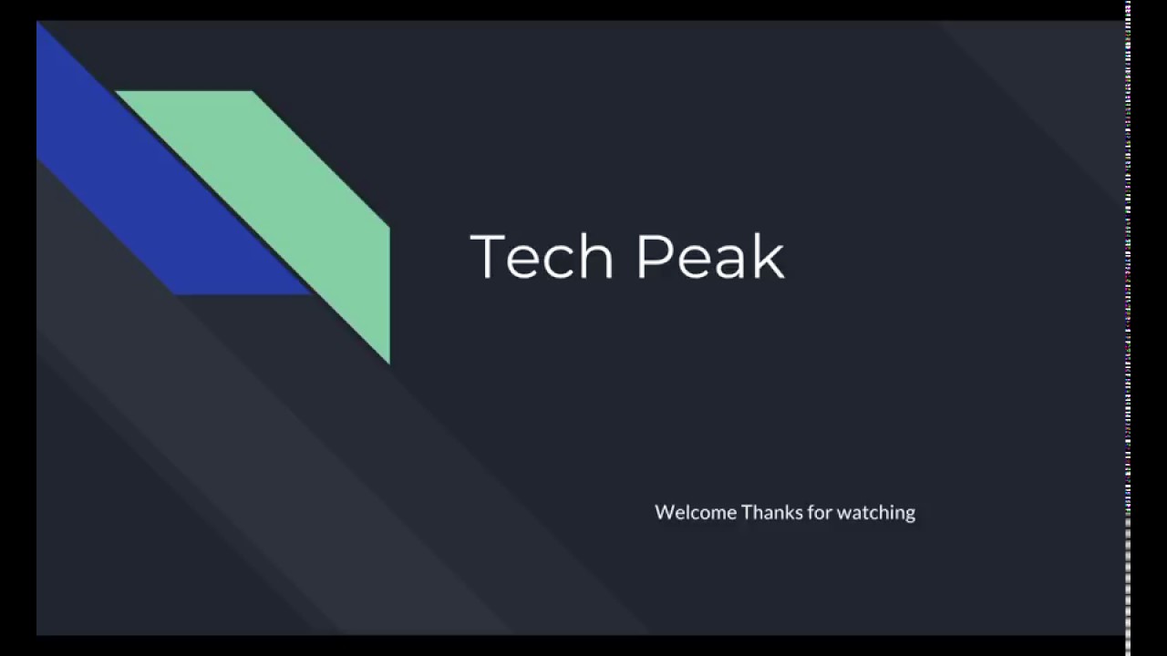Tech Peak - YouTube