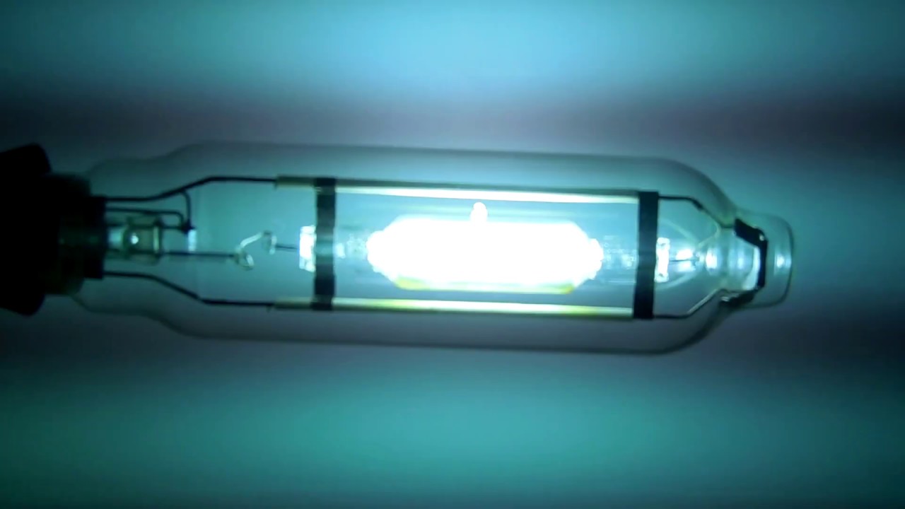 Tesla RVI 1000W (RVI - Rtuťová Výbojka Jodidová) - YouTube