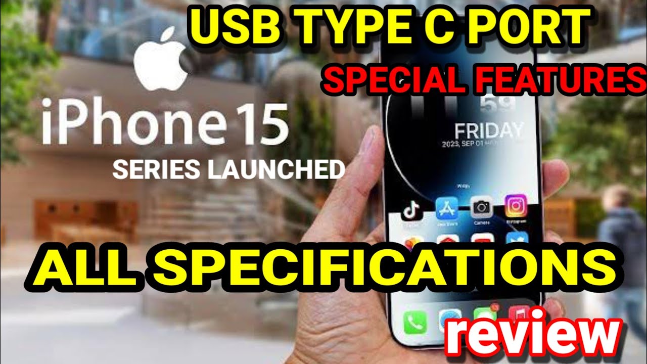 iPhone 15 series specification -first look impression |price 🔥USB TYPE ...