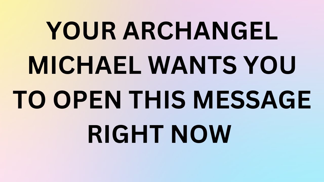 Your Archangel Michael | God message today | God message for you today ...