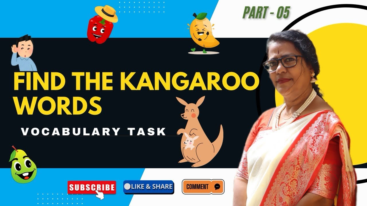 Let's find the kangaroo words l Vocabulary task l Part - 05 - YouTube