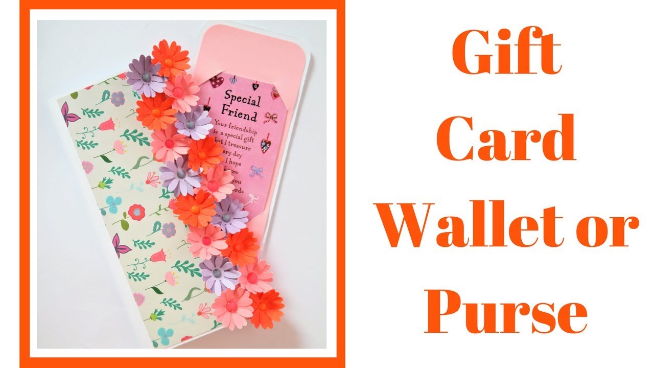 Gift Card Purse or Wallet Video Tutorial - YouTube