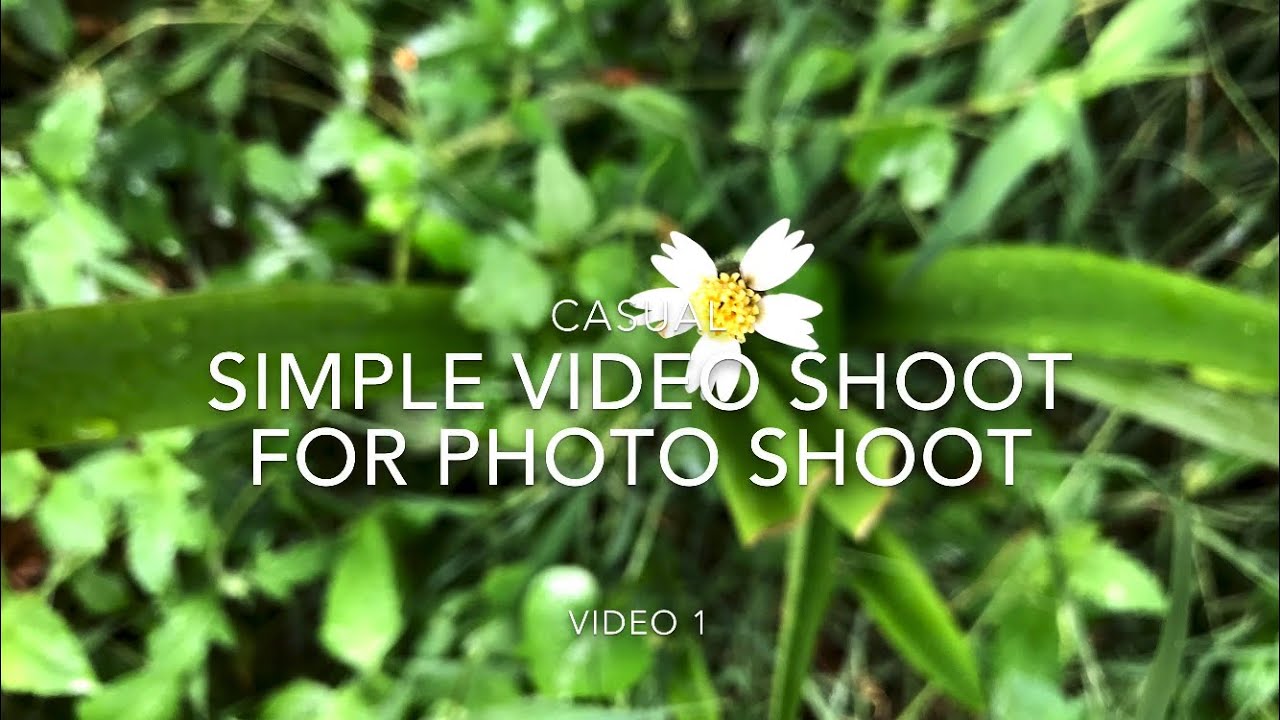 Simple video shoot for photo shoot || casual video || 4K - YouTube